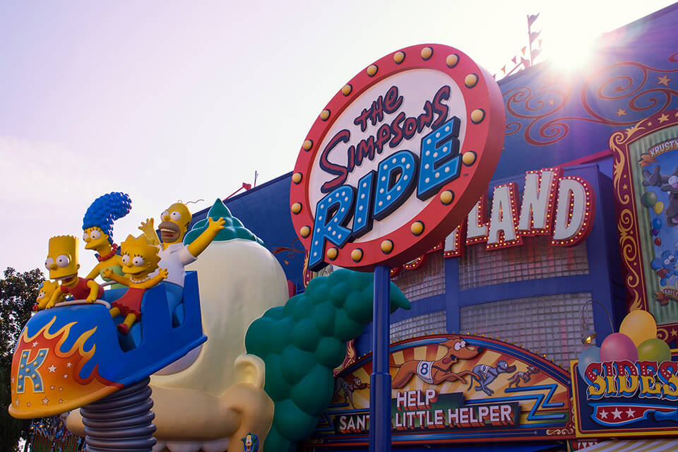 Les Simpson à Springfield, Universal Studios Orlando - daaamn.com