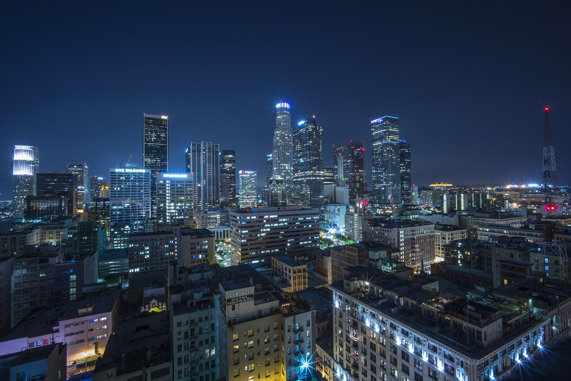 Downtown Los Angeles nights - daaamn.com